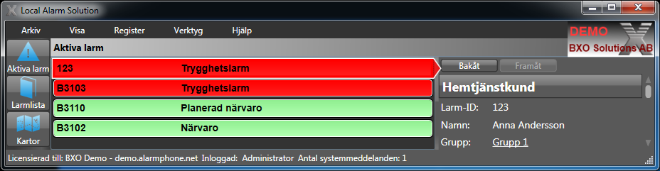 Local Alarm Solution - LAS is our system integration platform, a ...